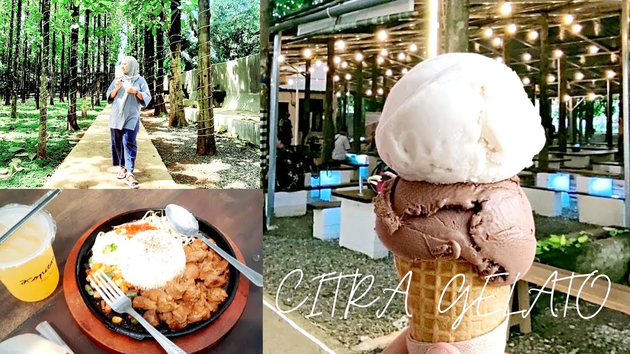 Citra Gelato Cafe ditengah Hutan Jati Panongan Citra Raya Cikupa - YouTube