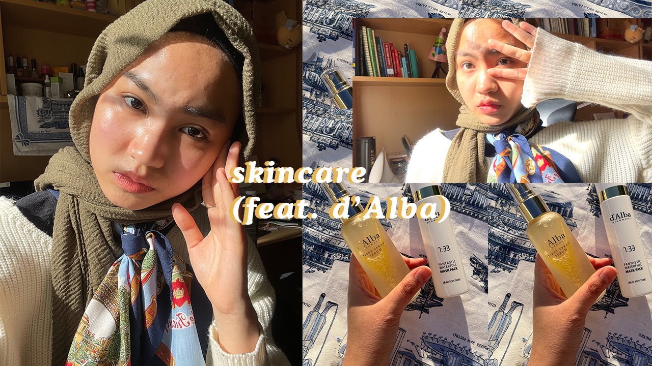 My Skincare Routine ☀️ (feat. d'Alba) - YouTube