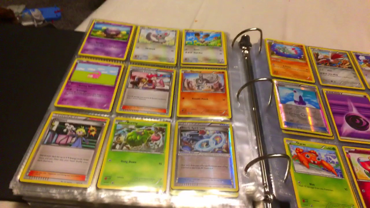 My entire Pokemon card collection so far - YouTube