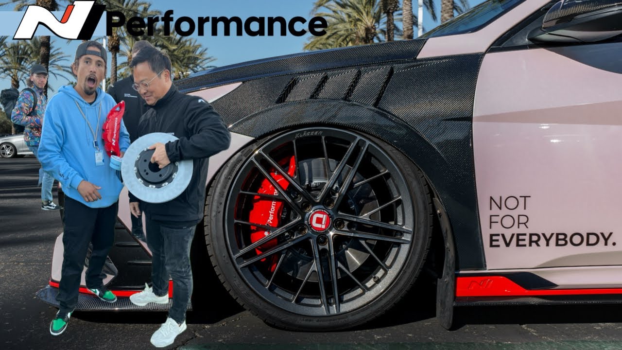 Installing N Performance Big Brake Kit | Elantra N - YouTube