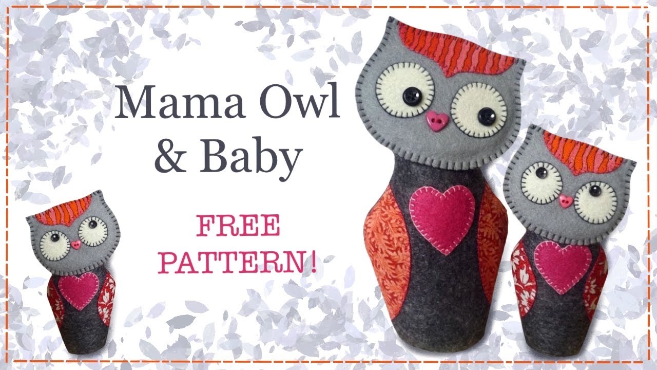 Owl shelf sitter || FREE PATTERN || Full tutorial with Lisa Pay - YouTube