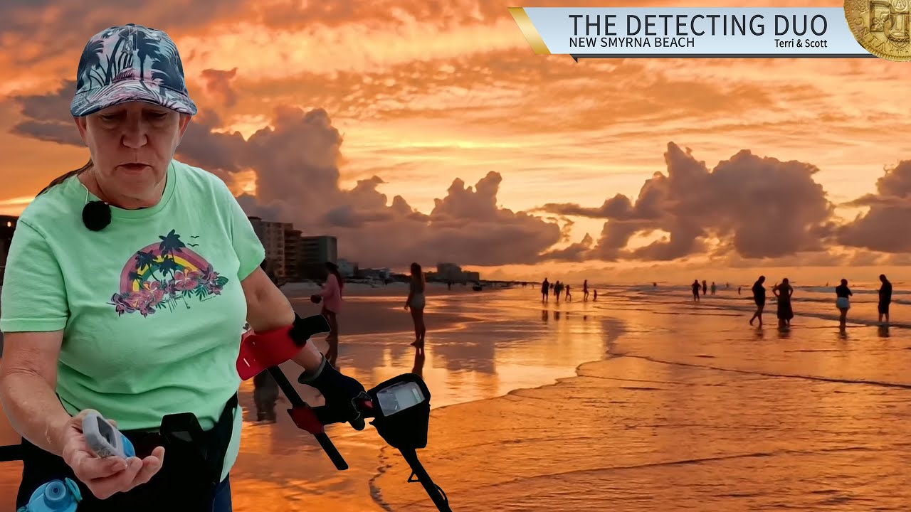 Saharan Dust Sunset Beach Metal Detecting New Smyrna Beach Florida ...
