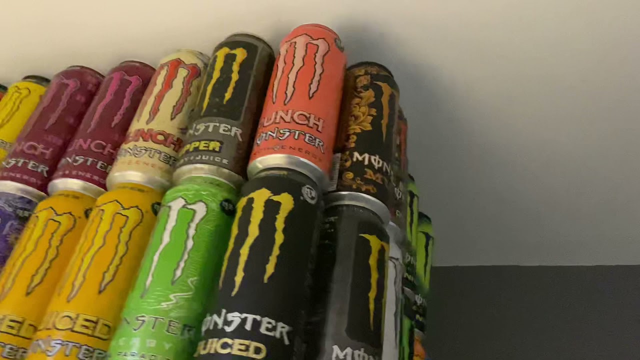 My Entire Monster can collection (quick show) as of Nov 2021 - YouTube
