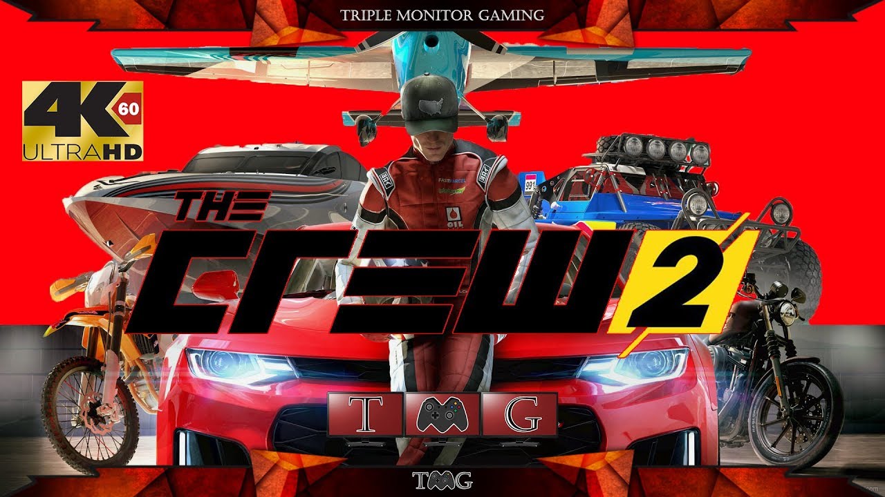 THE CREW 2 [4K@60fps] Triple monitor gameplay 5760x1080 - YouTube