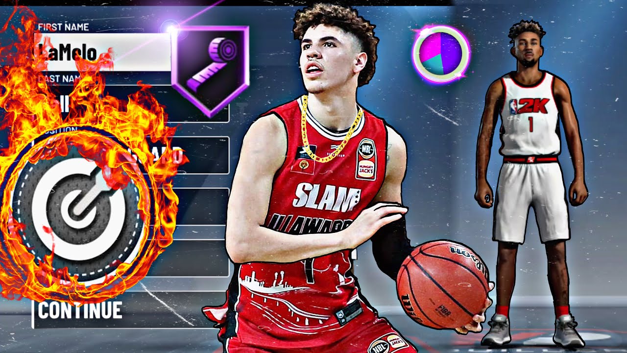 NBA 2K20 LAMELO BALL BUILD IS UNGUARDABLE! GREENS FROM HALF COURT ...