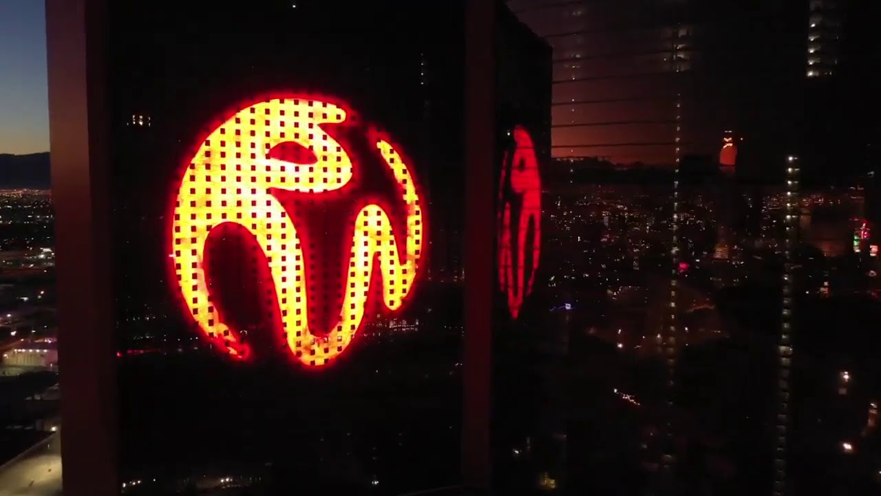 Resorts World Las Vegas New 100K Square Foot LED Screen - YouTube