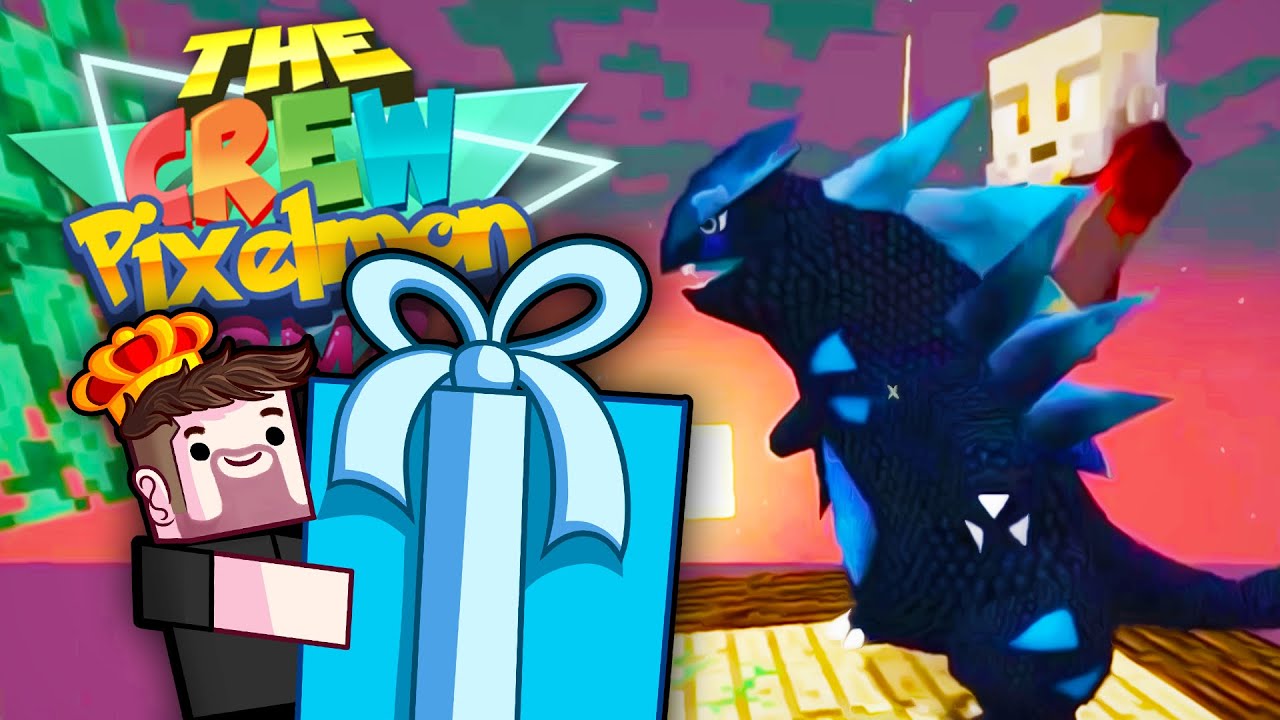 Blue Tyranitar - The Crew Pixelmon SMP Episode 19 (Minecraft Pokemon ...