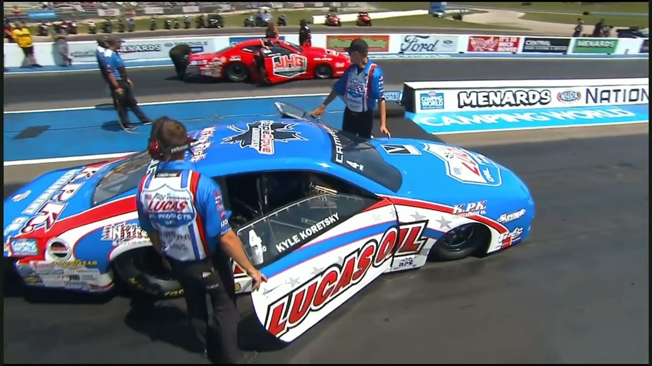 Bo Buntner, Kyle Koretsky, Pro Stock, Qualifying Rnd2, Menards ...