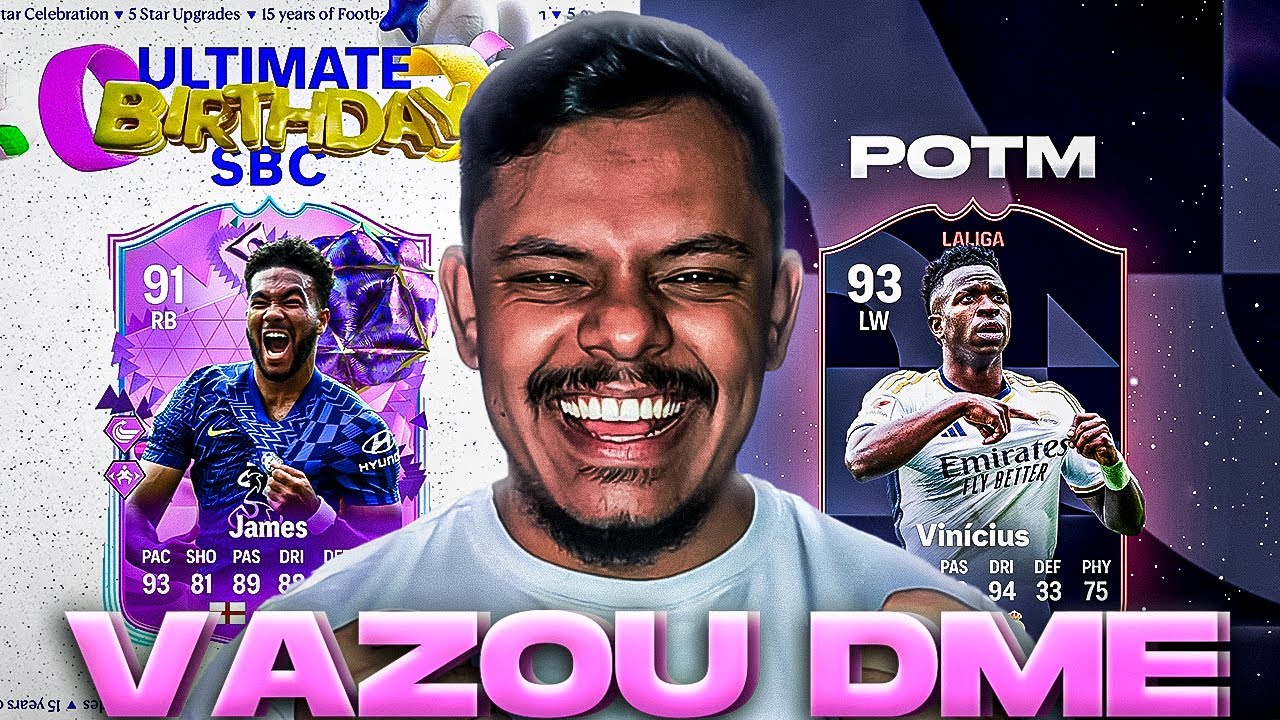 FC 24 l 🔥 VAZOU DME VINI JR. POTM e REECE JAMES FUT BIRTHDAY l ...