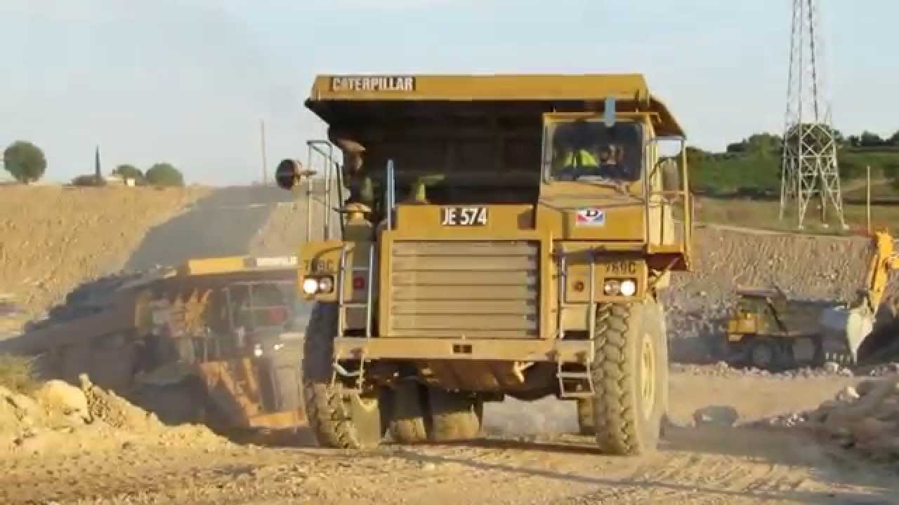 Cat 769C, 769D and 773F - YouTube
