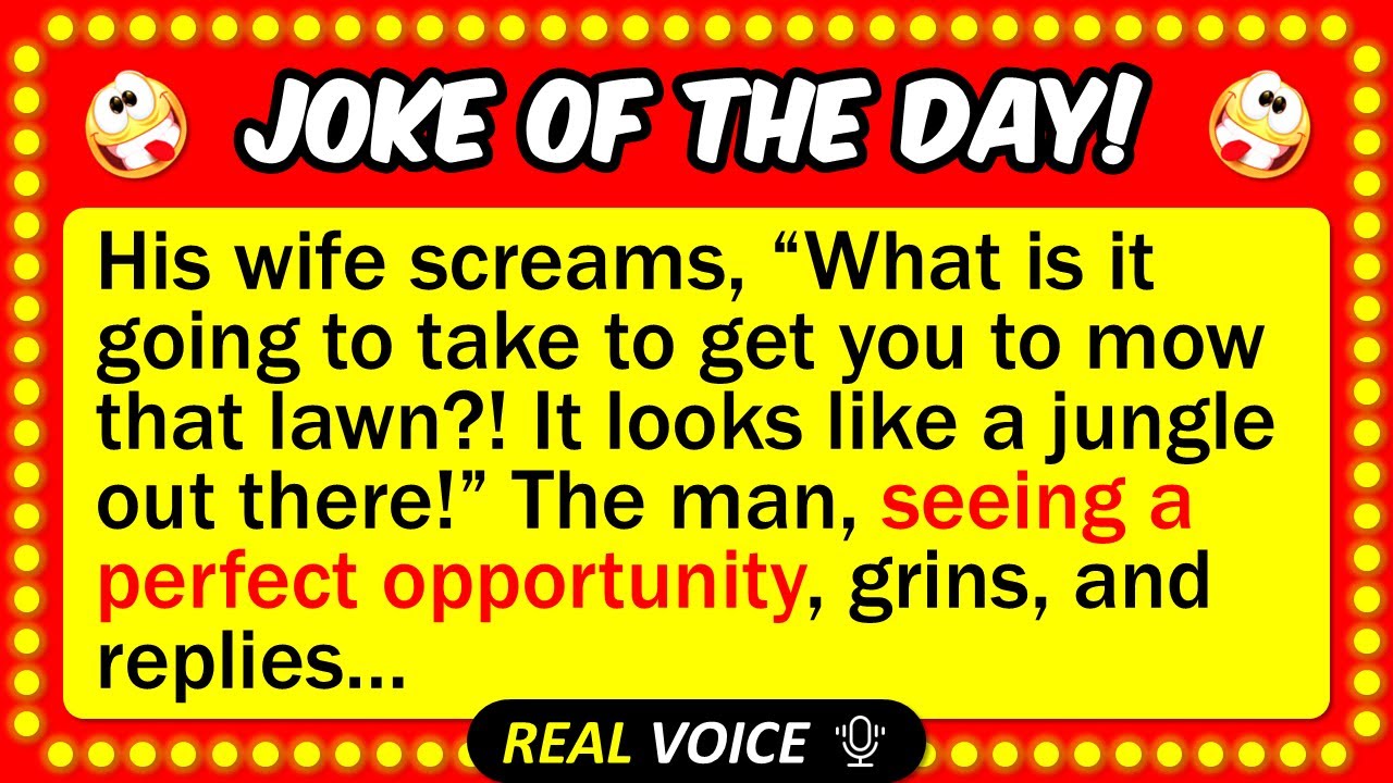 🤣 BEST JOKE OF THE DAY! - A middle-aged couple have just finished ...