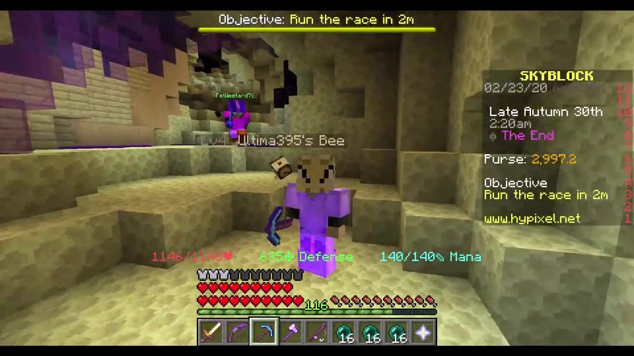 Hypixel Skyblock Part 44, My new Bee Pet - YouTube