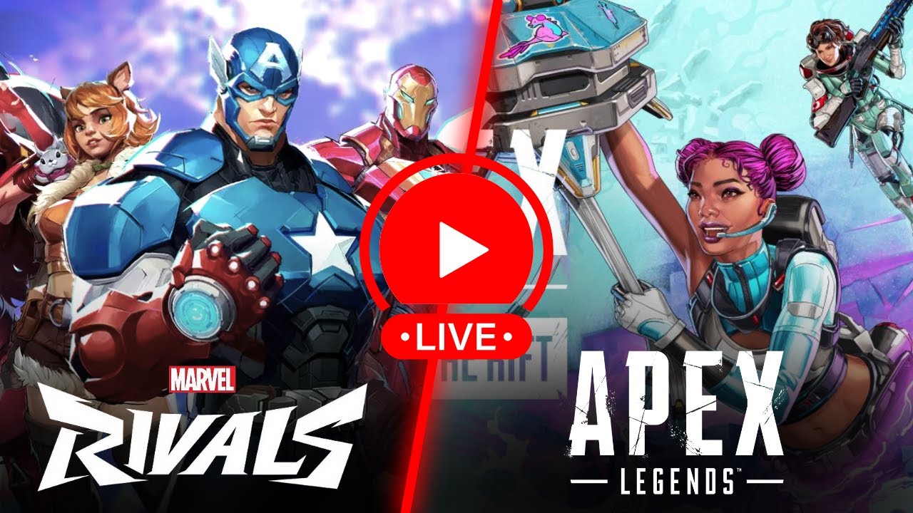 🔴AO VIVO APEX LEGENDS | MARVEL RIVALS - SEJA UM APOIADOR !livepix - YouTube