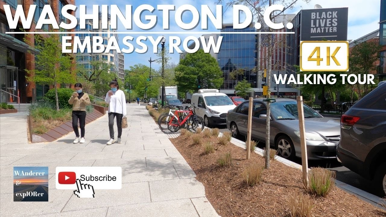Washington D.C. | 4K 🚶🏽‍♂️Walking Tour | Embassy Row - YouTube