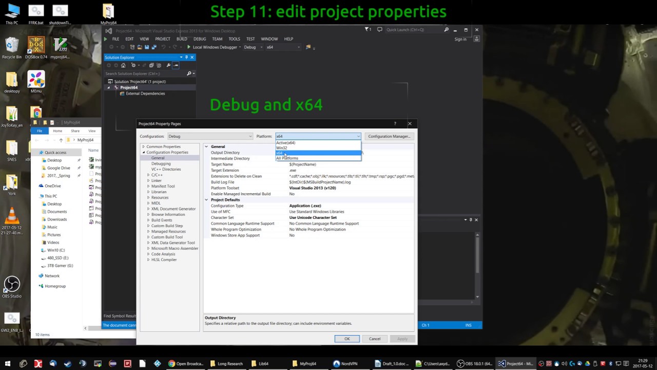 X64 MASM Project Setup - YouTube