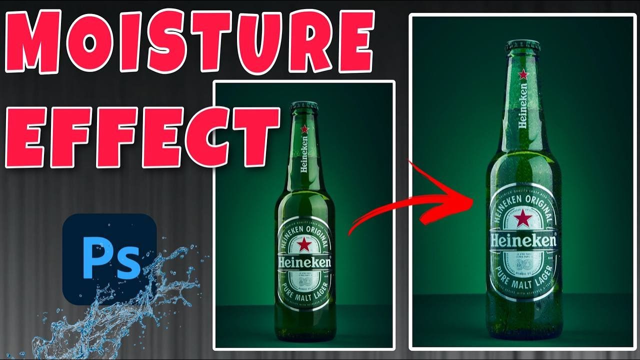 How to Create Wet Glass Effect in Photoshop | Moisture Effect - YouTube