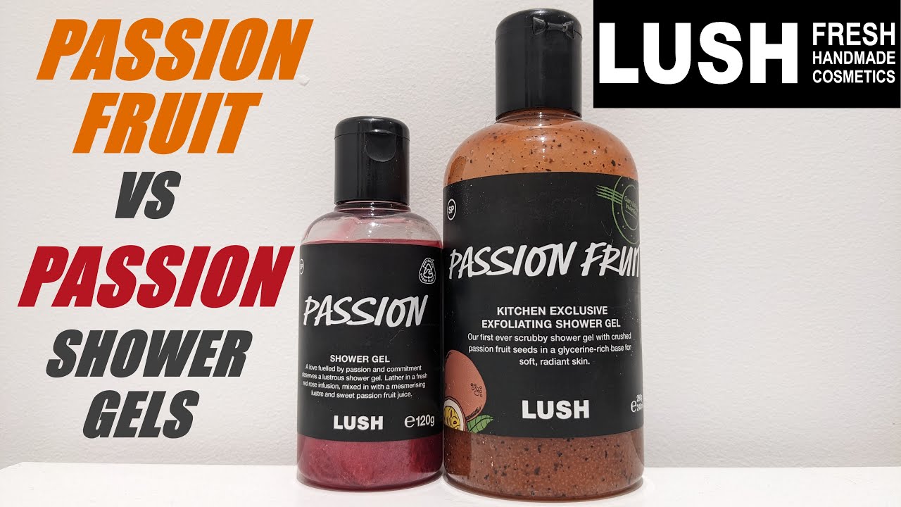 LUSH PASSION VS PASSION FRUIT SHOWER GELS/& MY LI'L CHIA PIGLET SOAP 🐷💗 ...