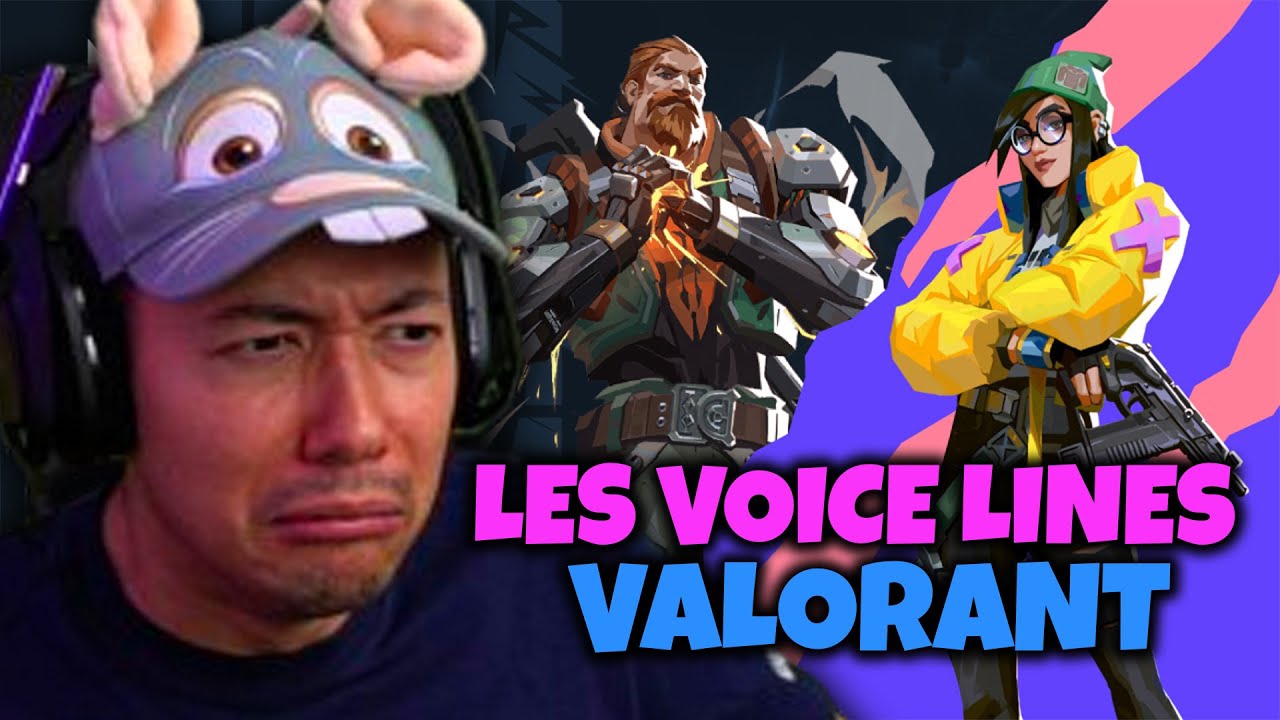Locklear réagit aux Voice lines de Valorant🤣 - YouTube