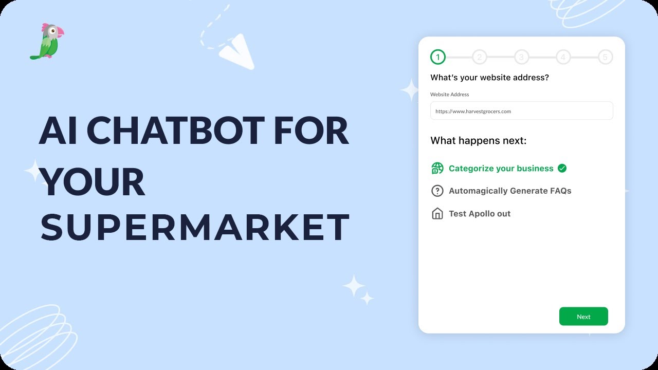 AI Chatbot for your supermarket - YouTube