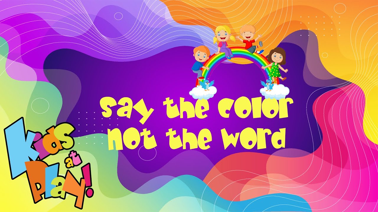 Say the color, not the word/Color Games/Check how fast and sharp is ...