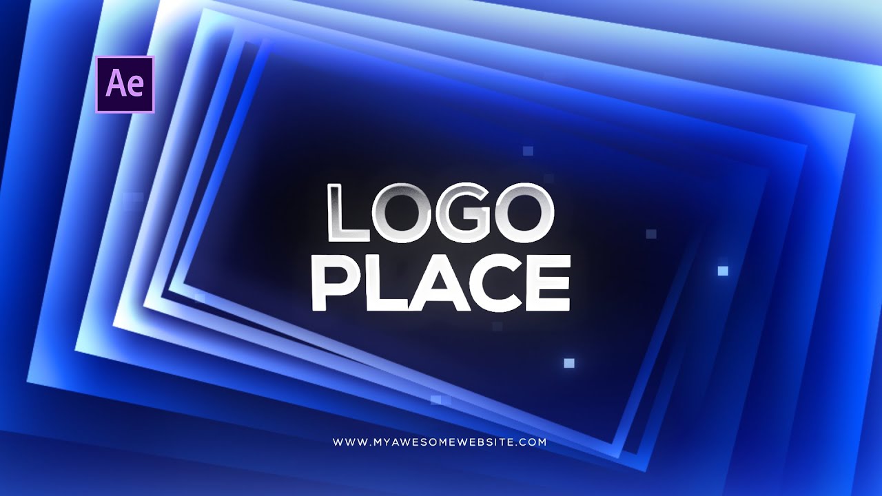 Gradient Cubes Logo Reveal - After Effects Logo Animation Template ...