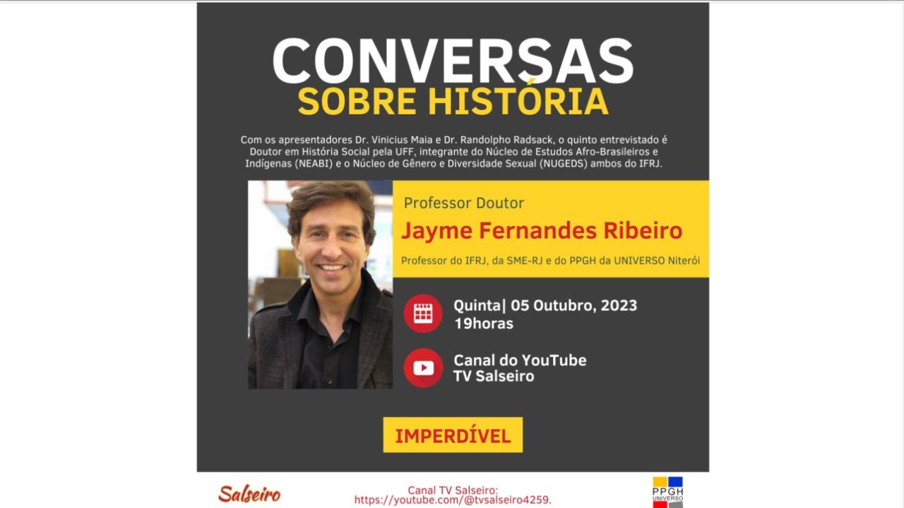 Conversas Sobre História com o professor Jayme Fernandes Ribeiro - YouTube