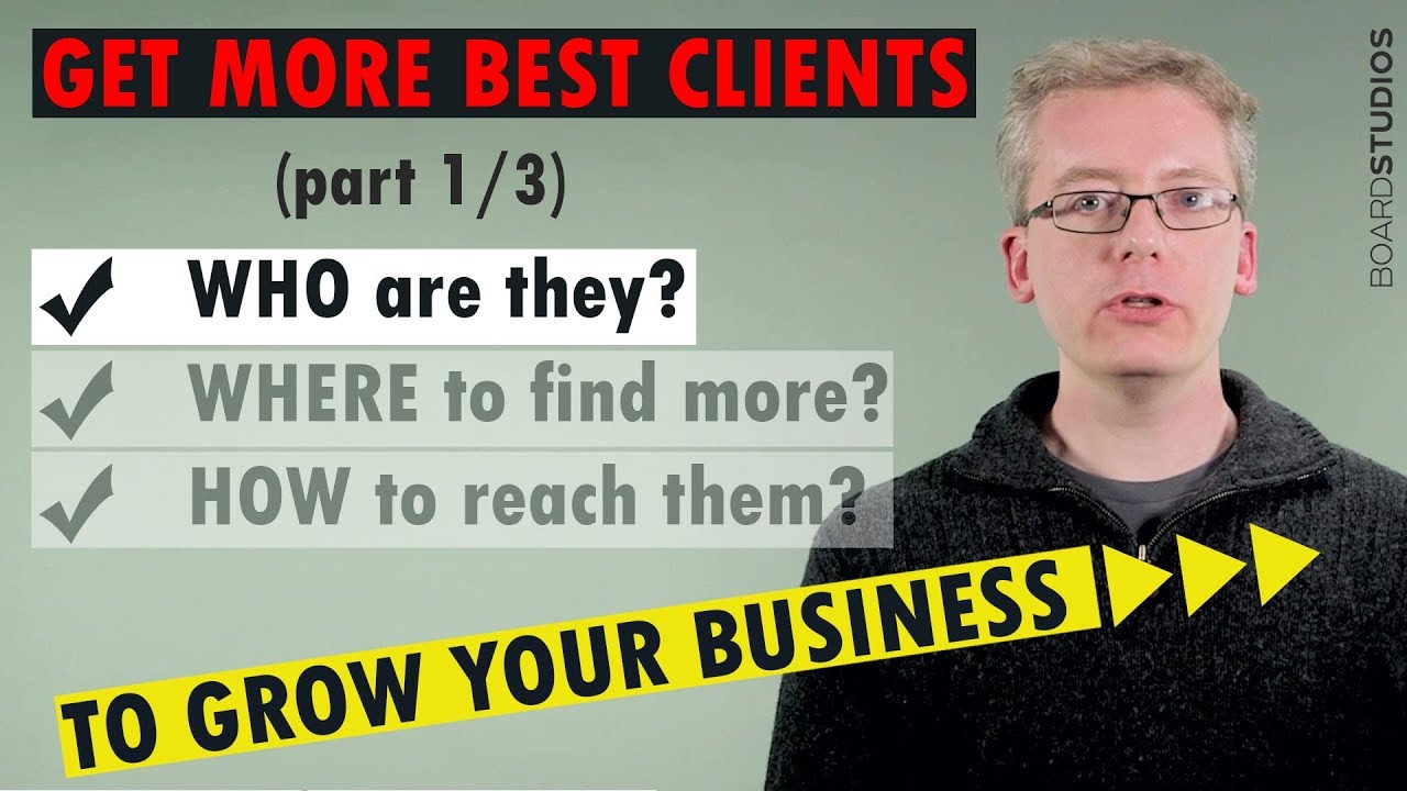 Grow Your Business: Get More Best Clients (part 1/3): Who are your best ...