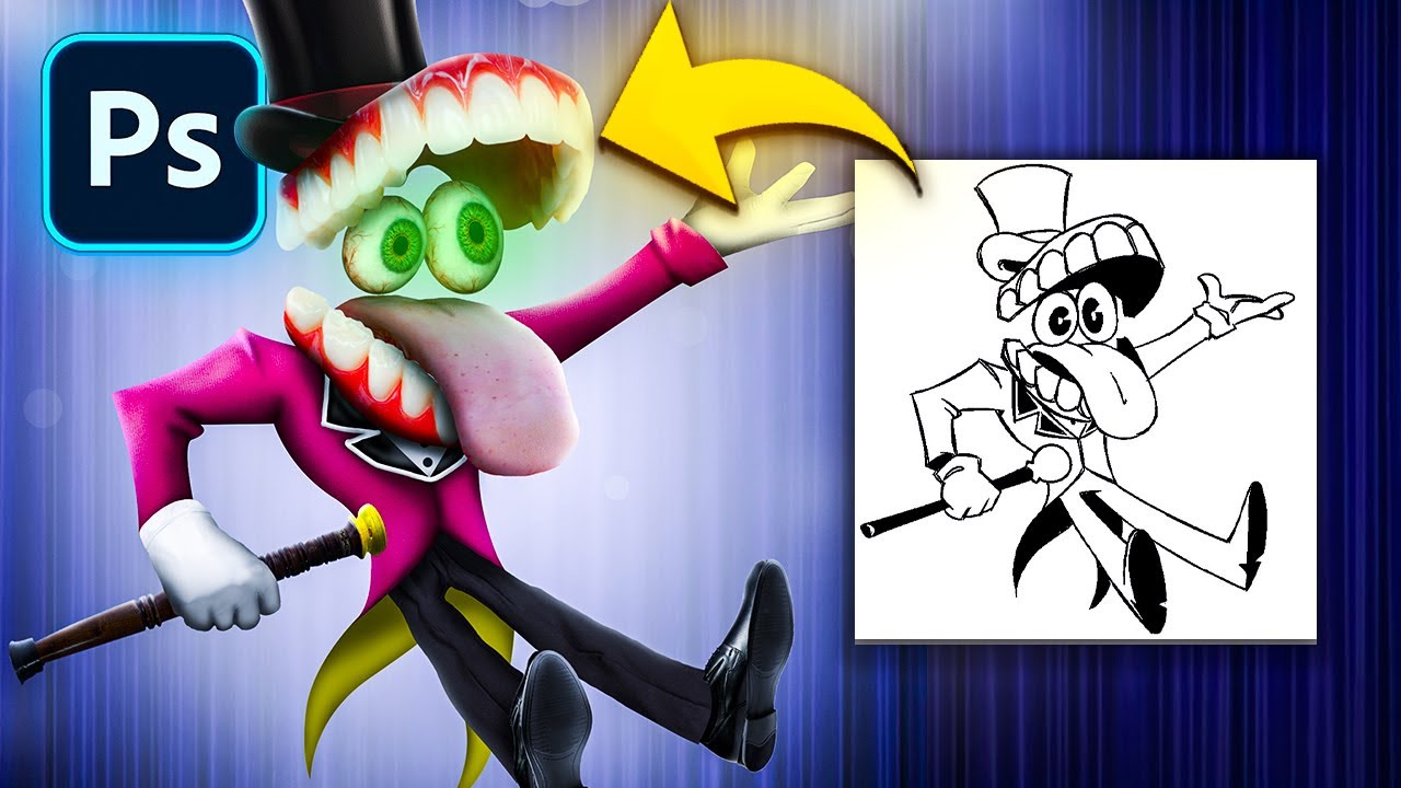 Photoshopping CAIN from THE AMAZING DIGITAL CIRCUS in realism style ...