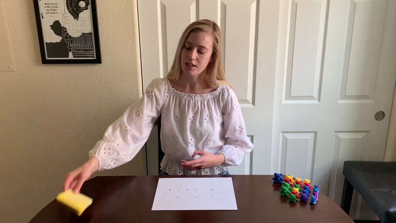 Addition with Counting Bears - YouTube