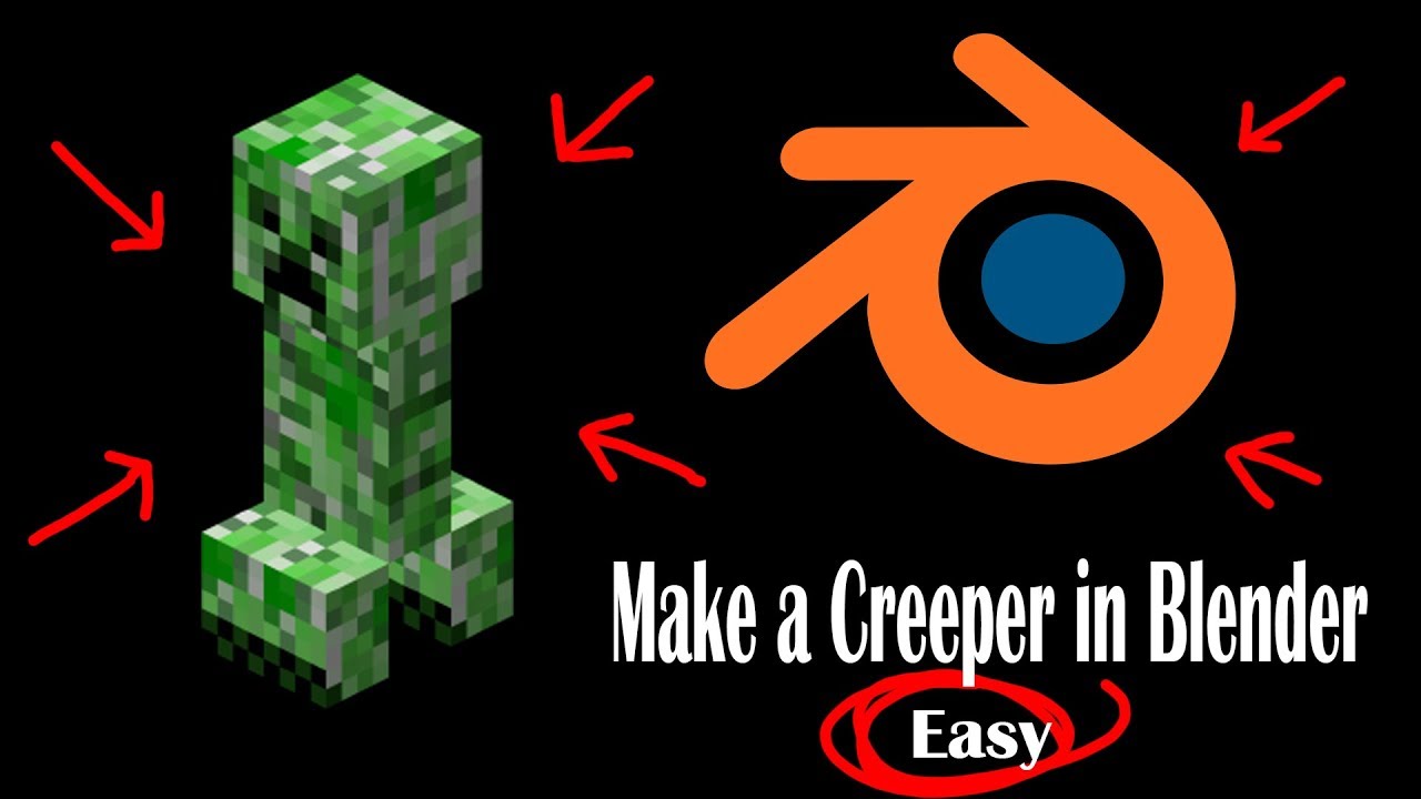 How to make a Creeper in Blender (Easy) - YouTube