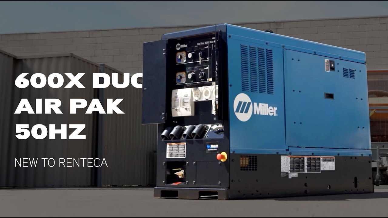 Miller 600x Big Blue Duo 50hz Welder - YouTube