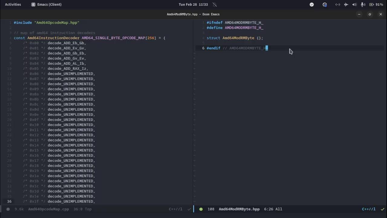 Writing A x86 Disassembler From Scratch in C++ | Working On Basic AMD64 Instruction Decoder ...