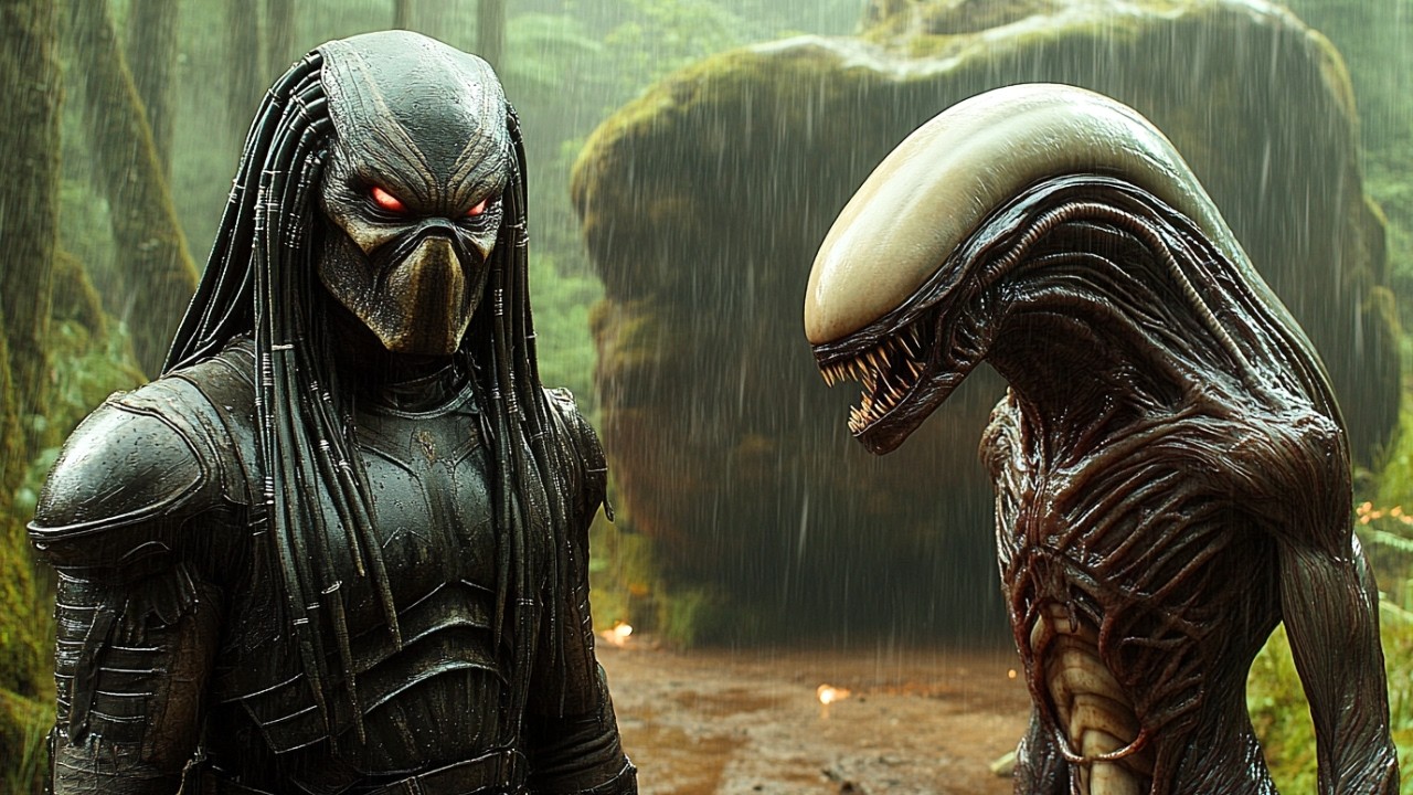 BEST ALIEN MOVIE | The battle between two aliens is turning the planet ...