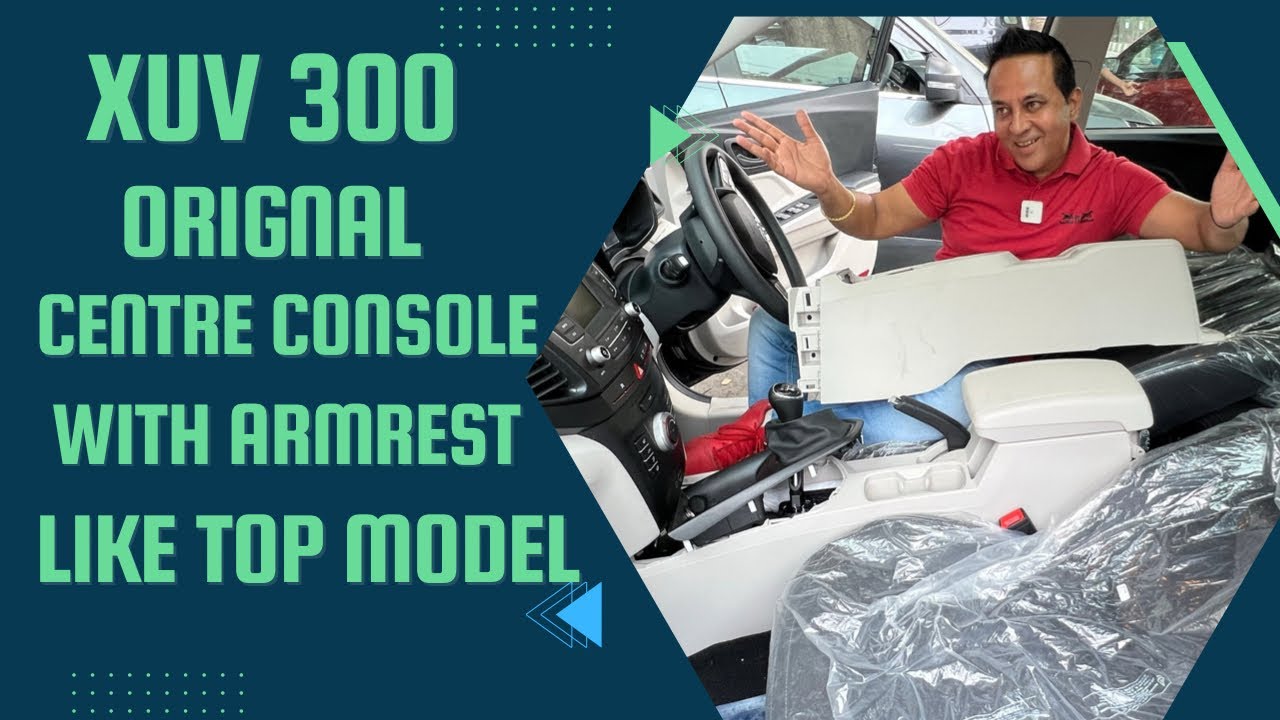 Xuv300 W4 Modified Like Top Model | Center Console With Armrest ...