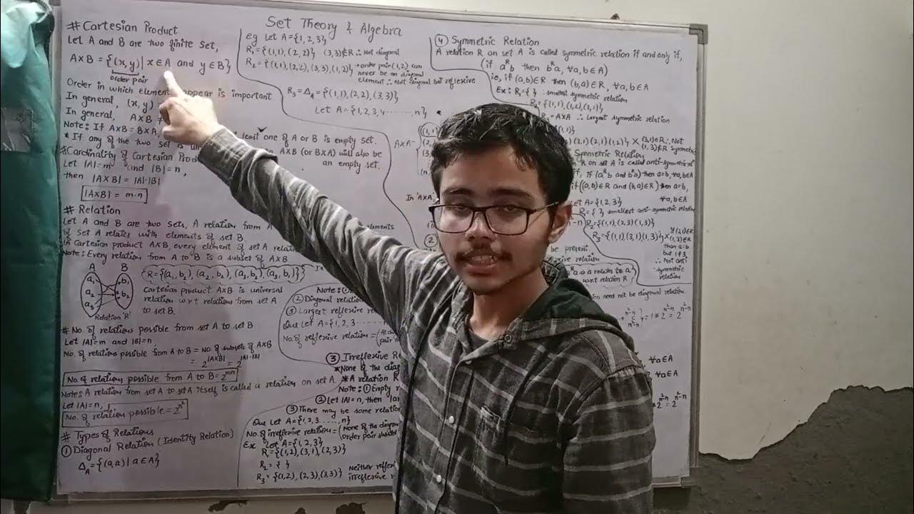 Set Theory and Algebra Part 2 | Whiteboard Notes | Discrete Mathematics ...
