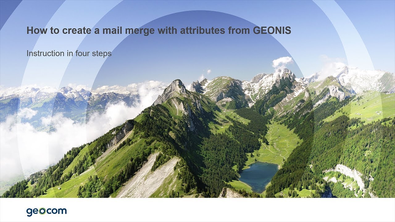 GEONIS Expert Add Attributes From GEONIS To A Mail Merge Letter In GEONIS Expert Add Attributes From GEONIS To A Mail Merge Letter In