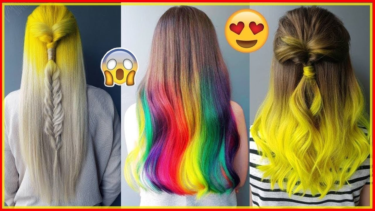 COOL Hair color transformations || amazing hair color transformations ...