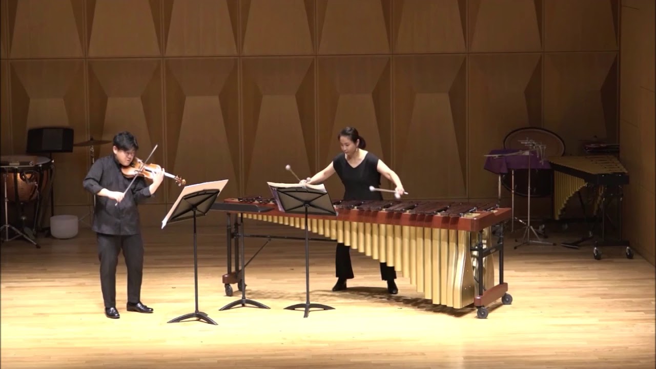 DaeSeob Han: GESTURES for violin and marimba - YouTube