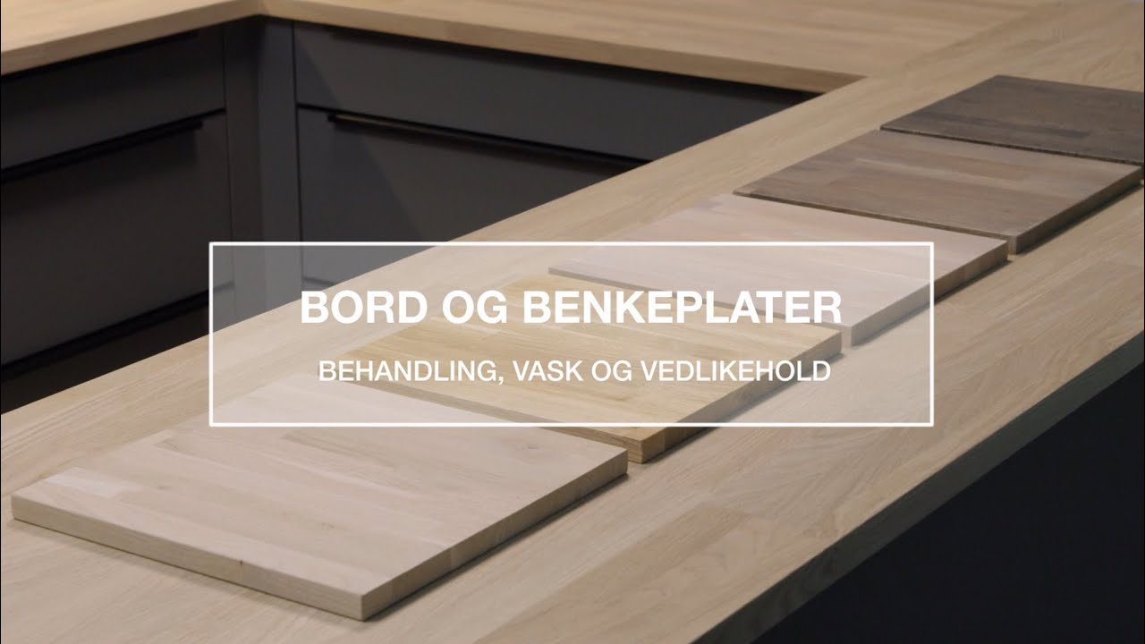 Behandling av bord og benkeplater med Osmo produkter - YouTube