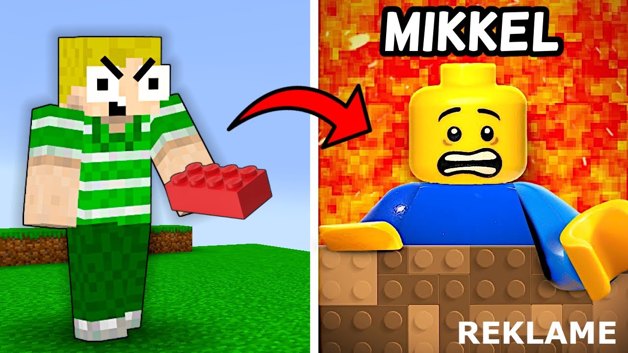 Jeg Pranker Mikkel Med LEGO® Minecraft®!! - YouTube
