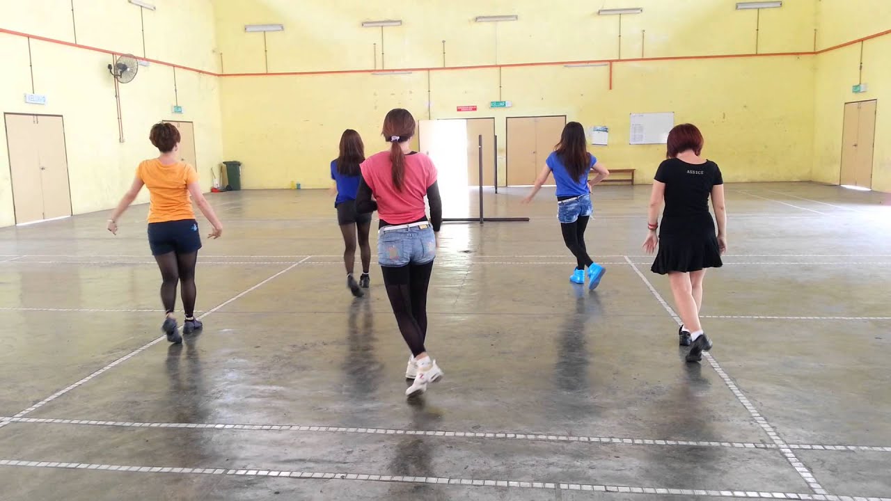 Kickick Line Dance ~Feel This Moment - YouTube