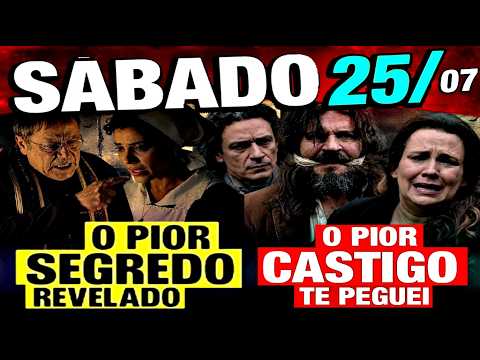 ALÉM DO TEMPO Resumo Completo De SÁBADO 25 De Julho De 2026