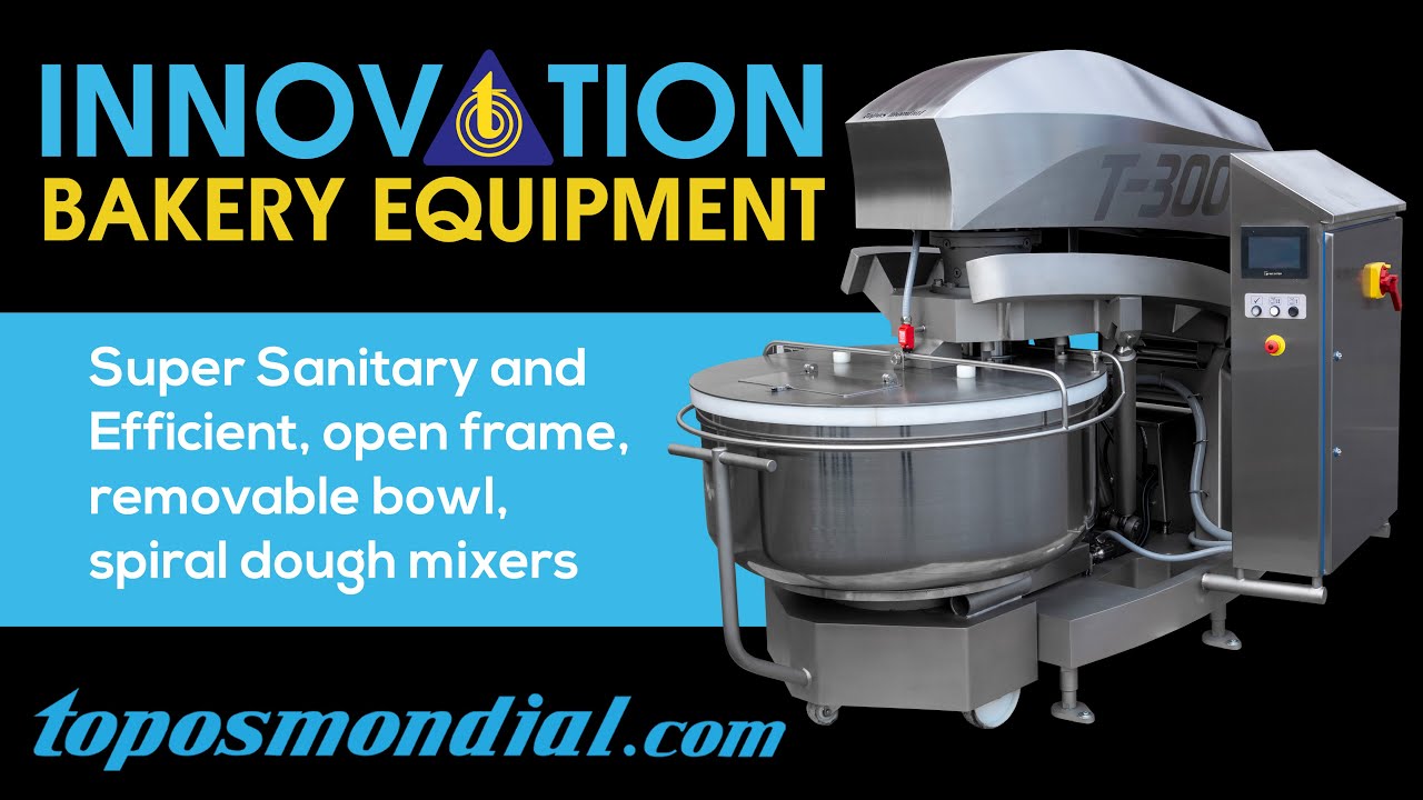 Open Frame Removable Bowl Spiral Mixer - YouTube