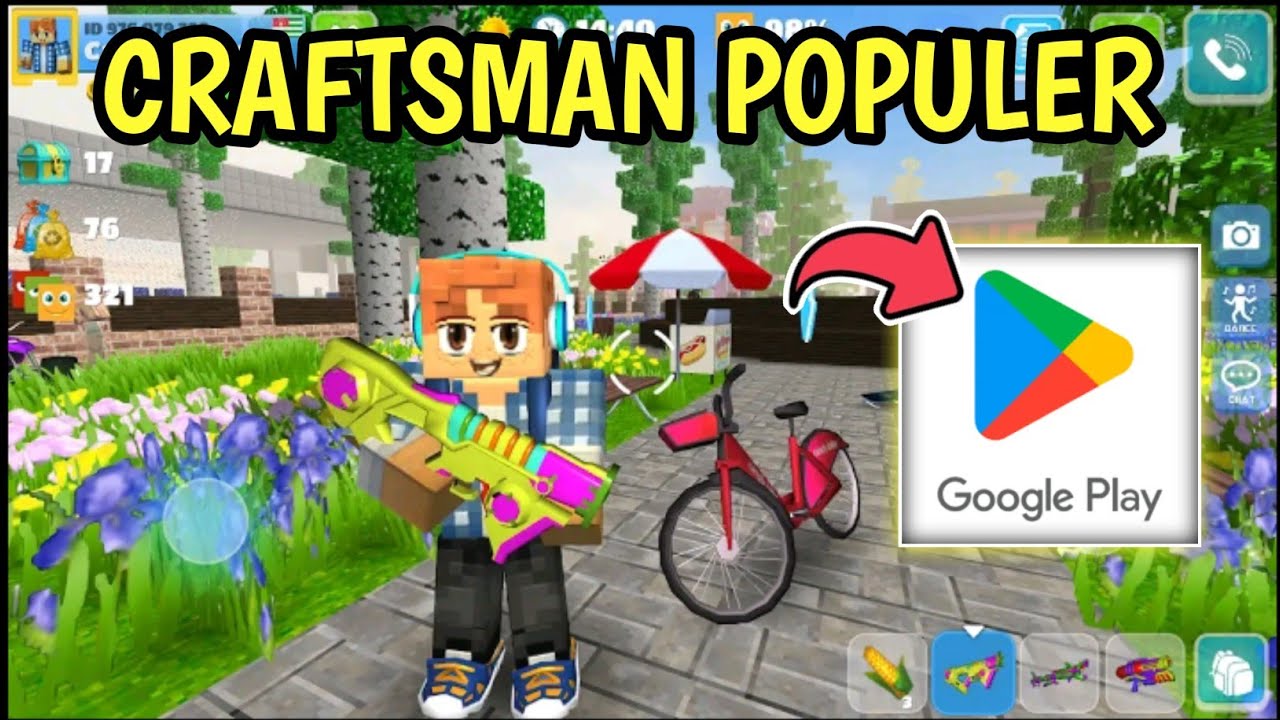 CRAFTSMAN POPULER DI PLAY STORE!! CRAFTSMAN INI VERSI GTA DAN BISA ...