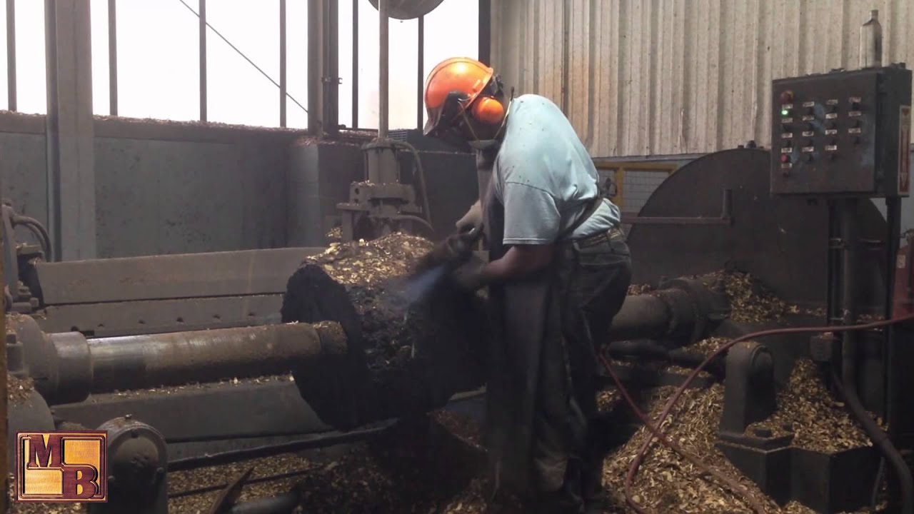 Peeling a Burl - YouTube