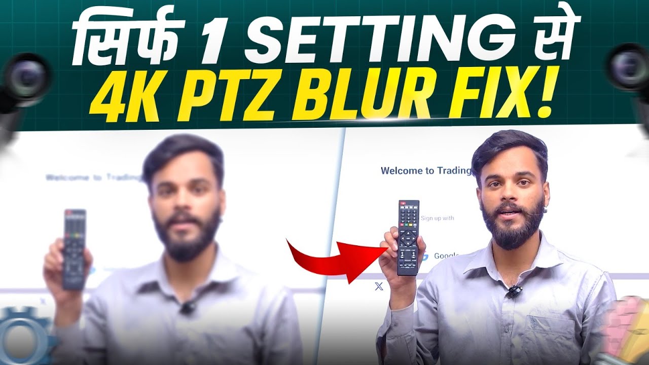 4K PTZ Camera Blur Problem FIXED | PTZ Camera Setting to Lock Auto ...