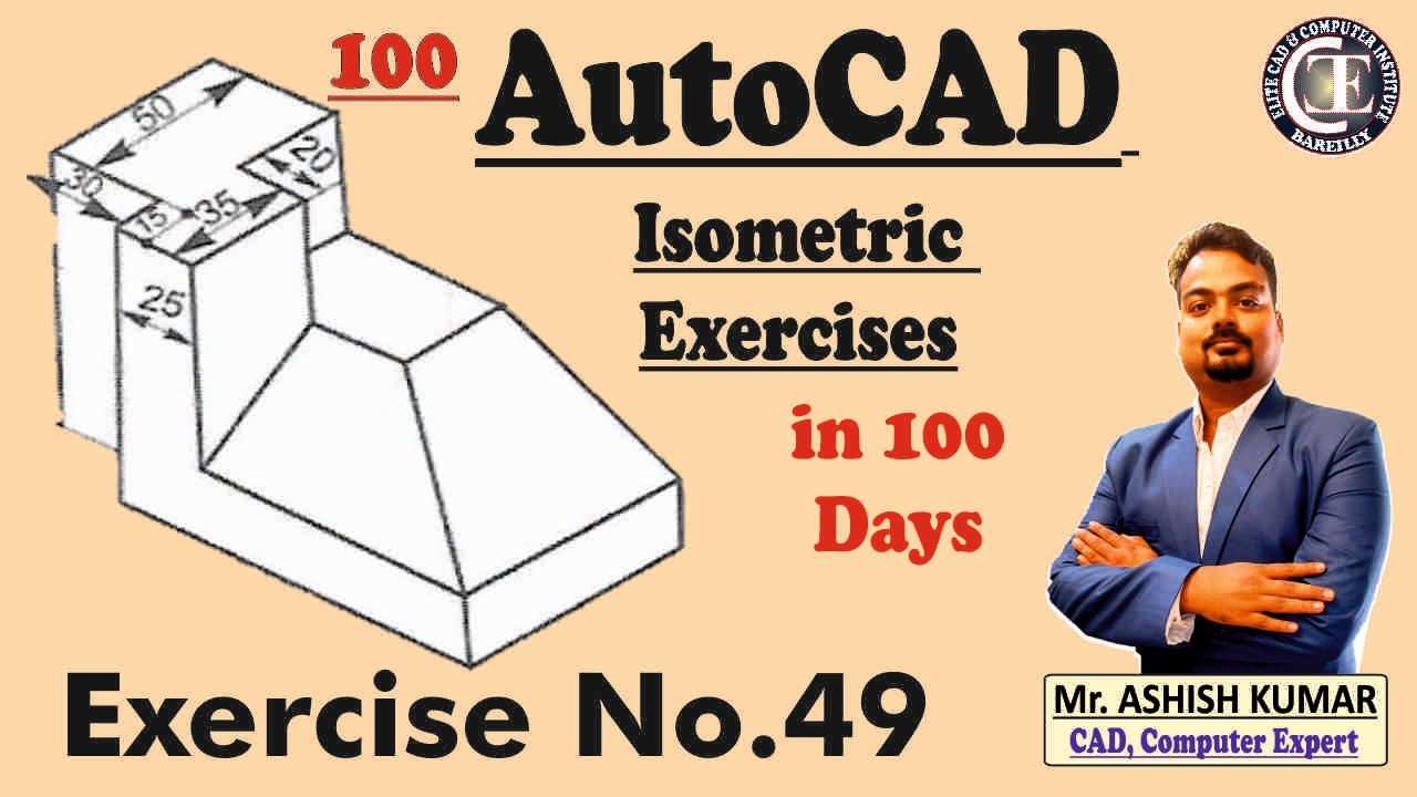 AUTOCAD ISOMETRIC DRAWINGS | CREATE 2D ISOMETRIC VIEWS IN AUTOCAD I ...