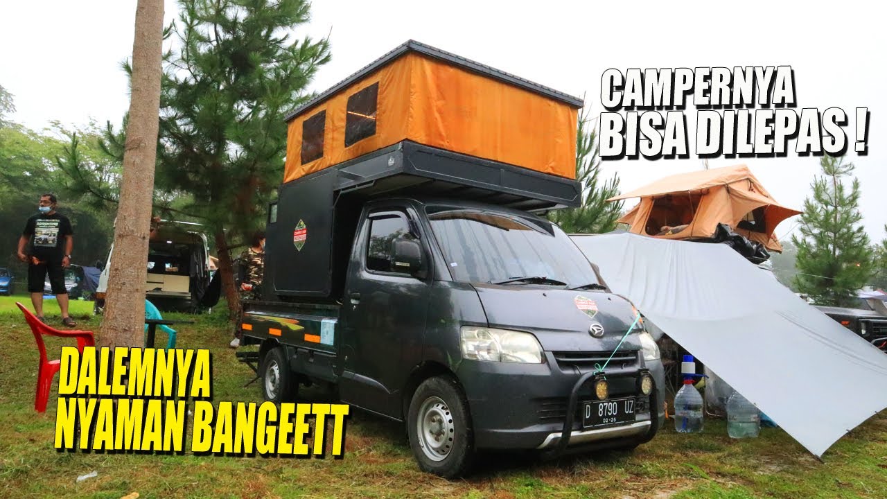 CAMPERTRUCK GRANDMAX PICK UP, REFERENSI CAMPERVAN BUDGET MURAH #MASBANS ...