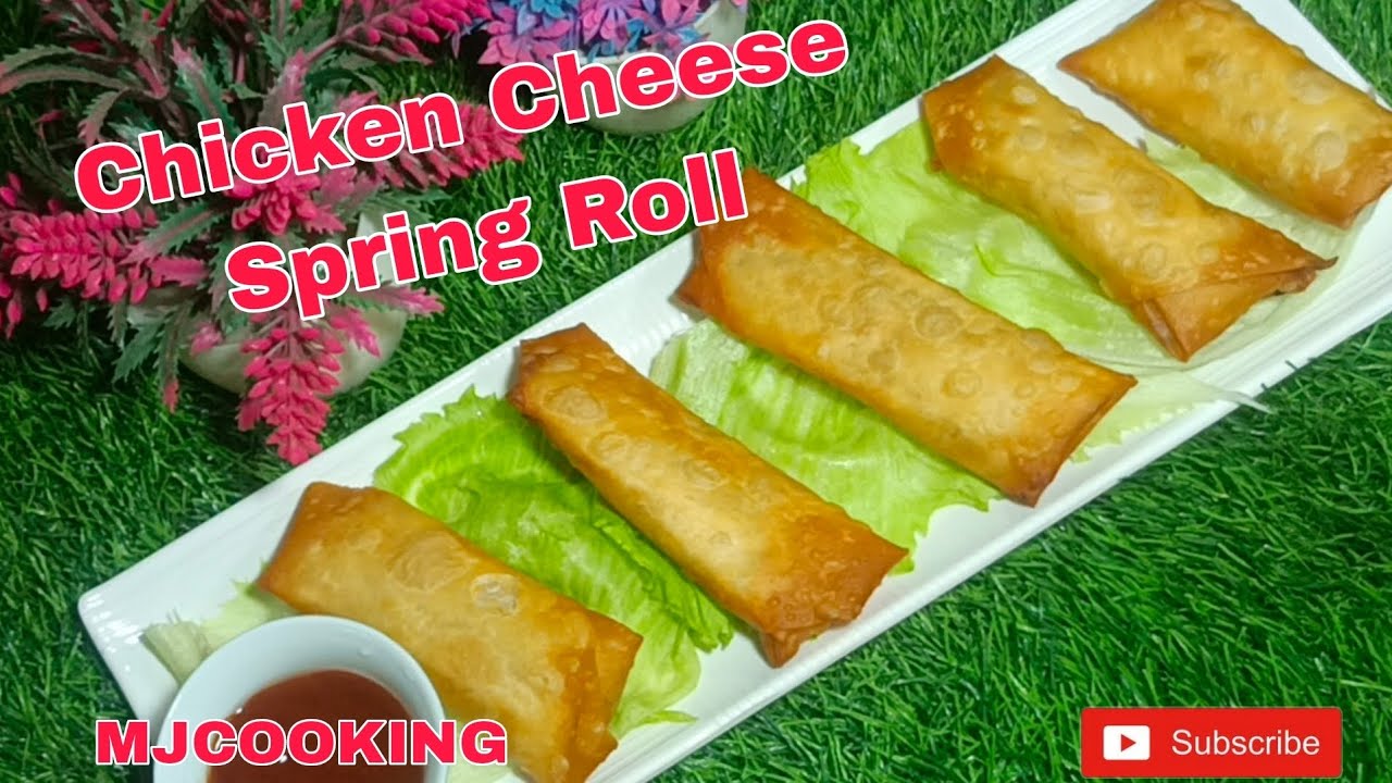 Chicken Cheese Spring Roll Iftar Recipe Ramadan Special # ...