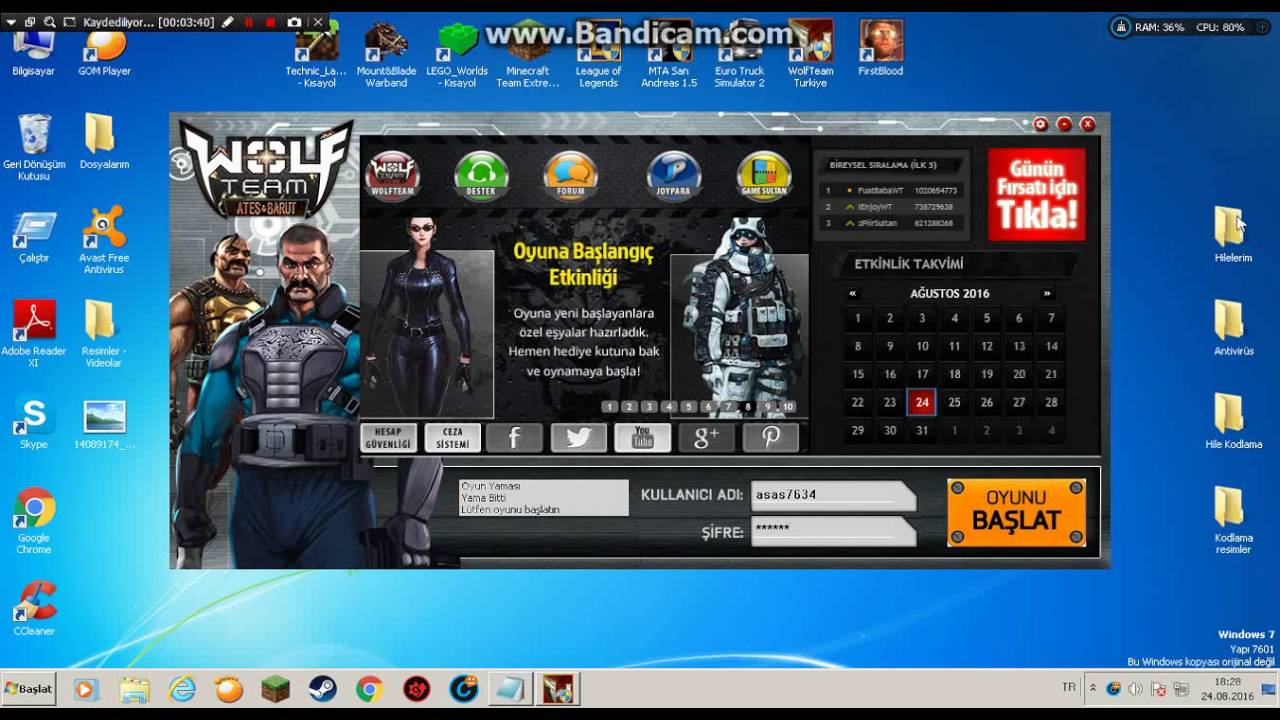 Wolfteam Anti AHH ve Bypass - YouTube